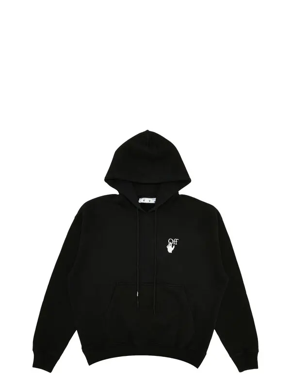 Off-White Cut Here Skate Hoodie - Black