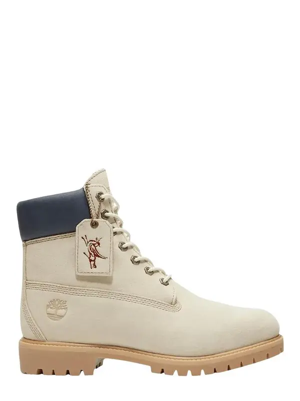 Timberland 6-inch Premium Waterproof Boots - Cream