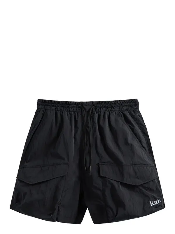 Kith Nylon Cargo Pocket Short - Black