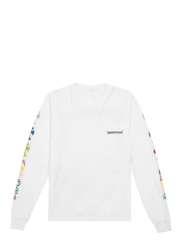 Chrome Hearts Multi Color Cross Long-sleeve - White