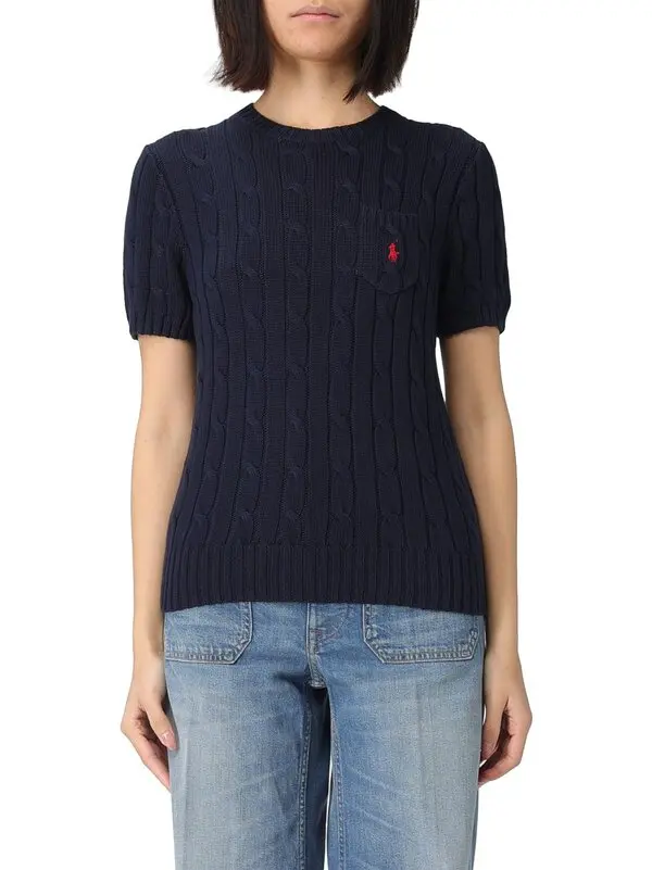 Polo Ralph Lauren Short Sleeve Sweater - Blue