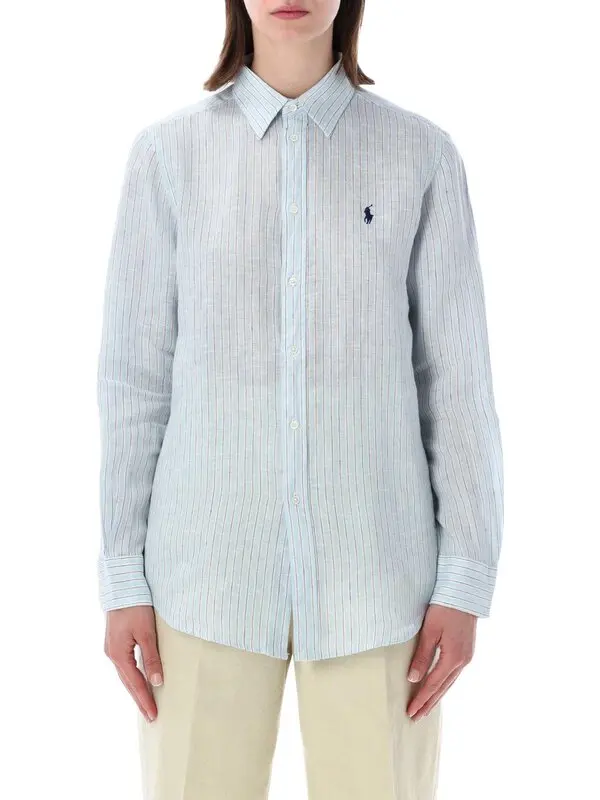 Polo Ralph Lauren Striped Shirt - Gnawed Blue
