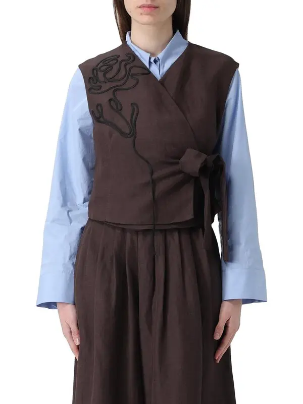 Liviana Conti Waistcoat - Brown