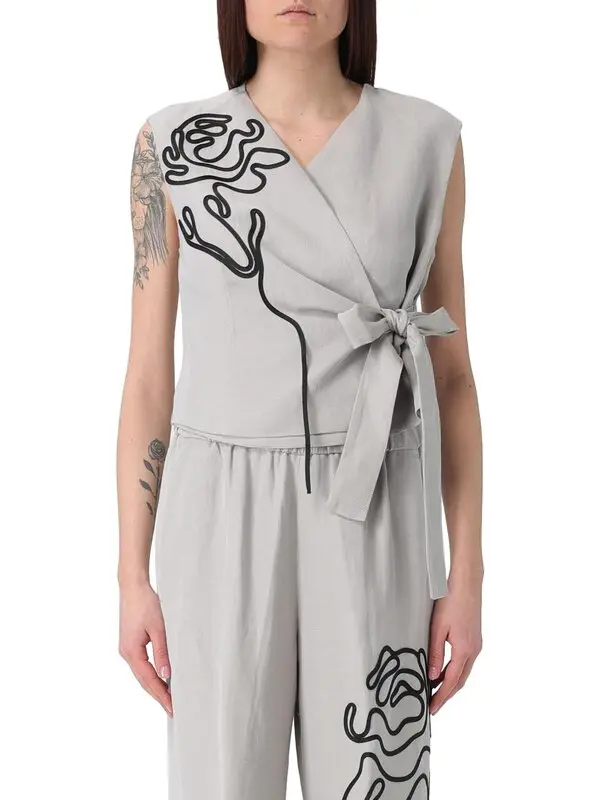 Liviana Conti Waistcoat - Grey