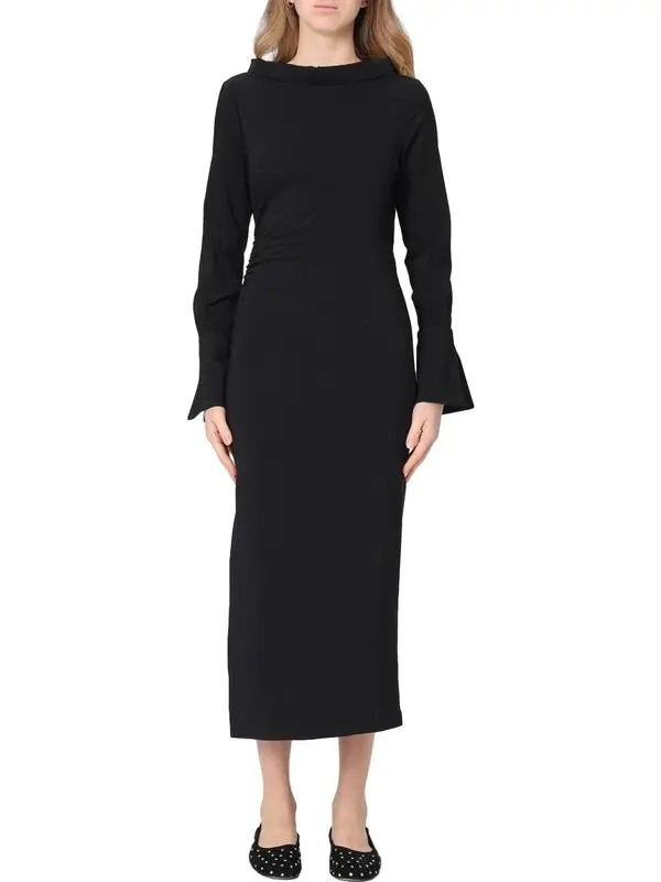 Liviana Conti Midi Dress - Black