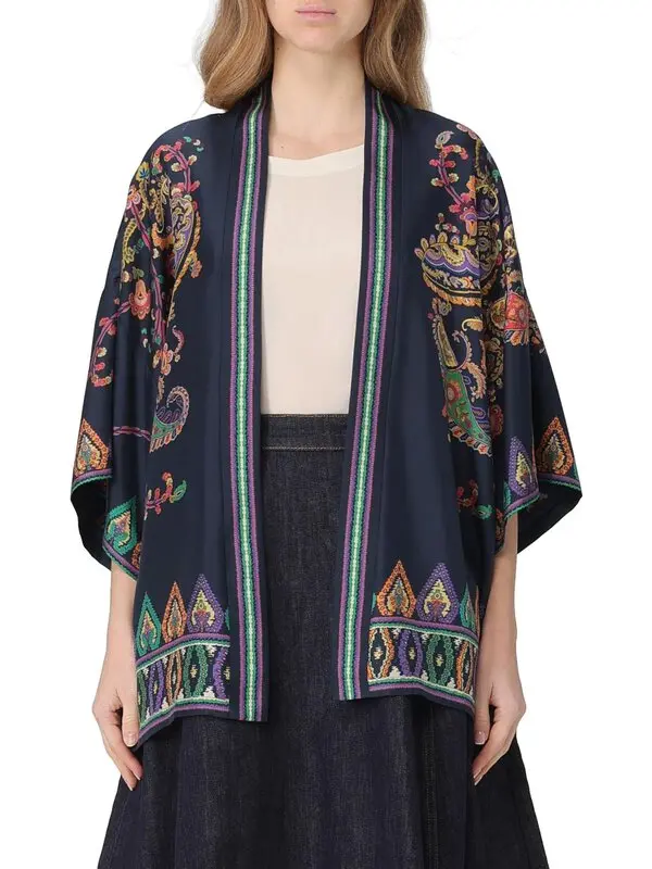 Etro Printed Jacket - Blue