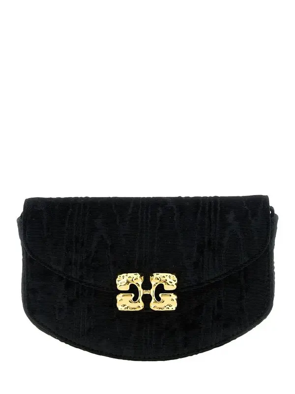 GANNI Crossbody Bag - Black