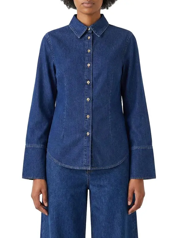 7 For All Mankind Shirt - Blue