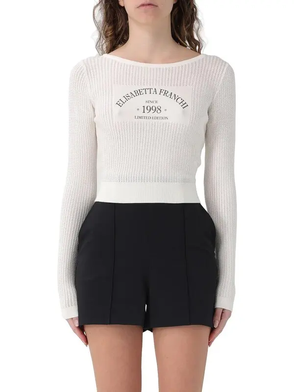 Elisabetta Franchi Sweater - White
