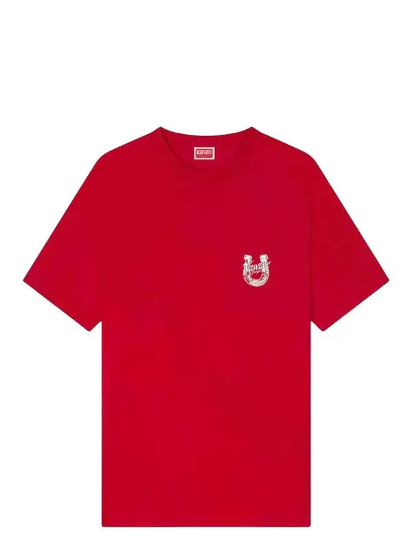 Kenzo Lunar New Year Graphic-print T-shirt - Red