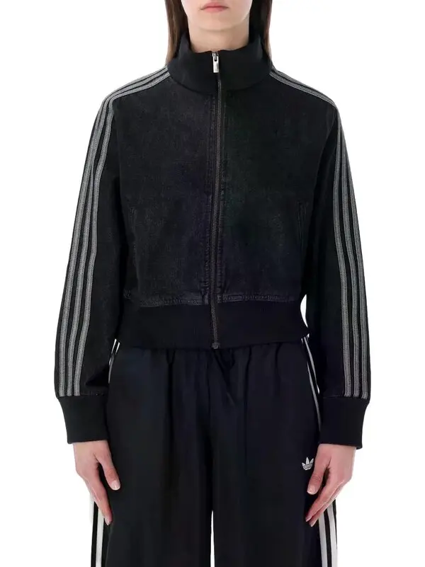 Adidas Zip-fastening Sweatshirt - Black