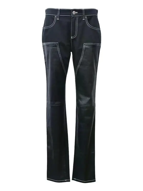 Givenchy Mid-rise Straight-leg Jeans - Black