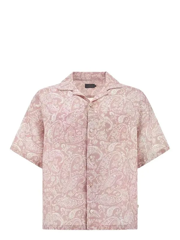 Paul & Shark Paisley-print Shirt - Pink