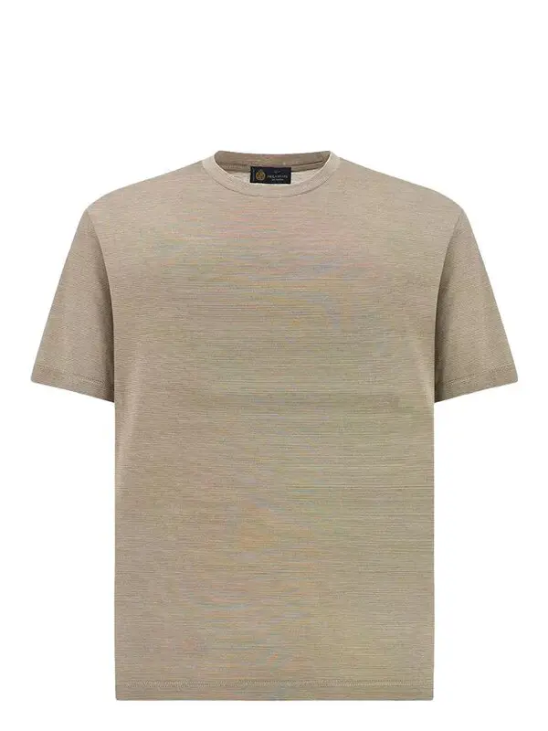 Paul & Shark Micro-stripe T-shirt - Neutrals