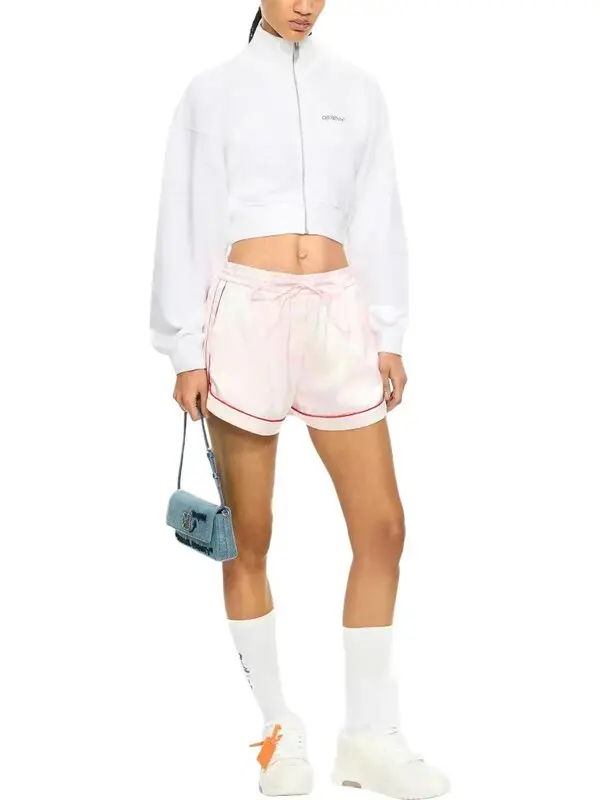 Off-White Arrow Glowing Flower Sweatshirt - Pink