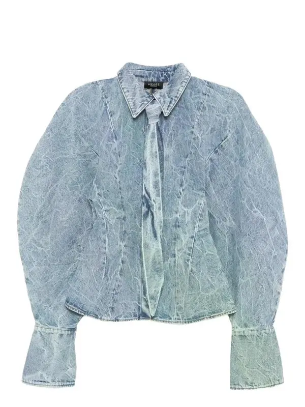 A.W.A.K.E. Mode Denim Shirt - Blue