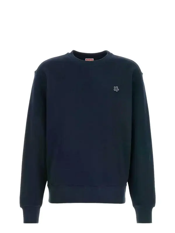 Kenzo Crew-neck Cotton Sweatshirt - Blue