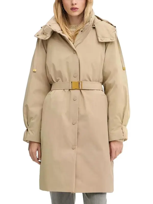 Luisa Spagnoli Salatino Padded Hooded Coat - Neutrals