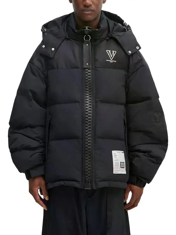 Mihara Yasuhiro Hooded Padded Jacket - Blue