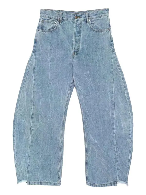 A.W.A.K.E. Mode Acid Wash Jeans - Blue