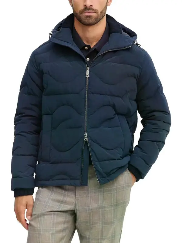 Paul & Shark Hooded Zip Jacket - Blue