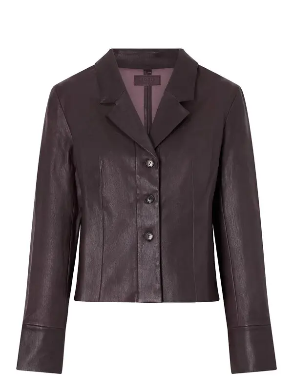 Stouls Giorgio Leather Jacket - Brown