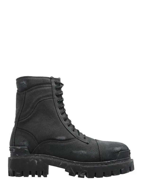Balenciaga Combat Strike 20mm Boot - Black