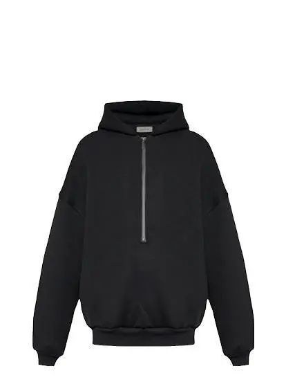 Fear Of God Athletic Halfzip Hoodie - Black