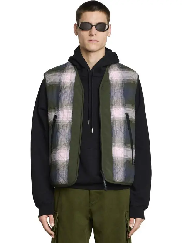 Canada Goose Bracer Vest - Pink Khaki Plaid