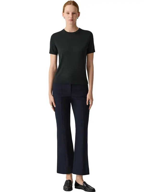 Theory Seamed Kick Pant - Midnight Navy