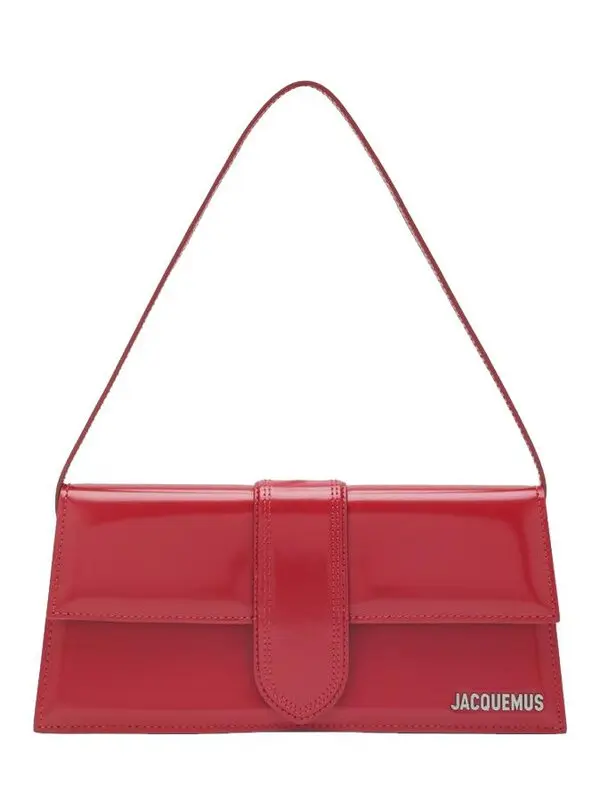 Jacquemus Le Bambino Long Patent Leather Bag - Red