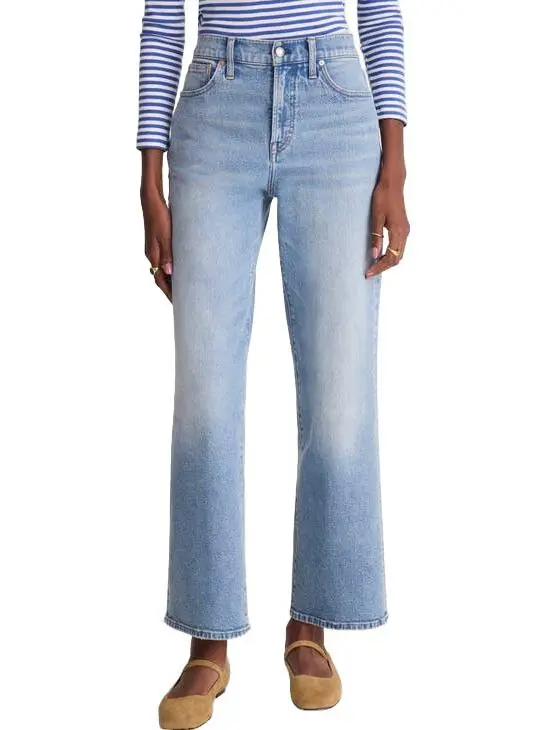 Madewell The Perfect Vintage Crop Wide-leg Jeans - Raebrook Wash