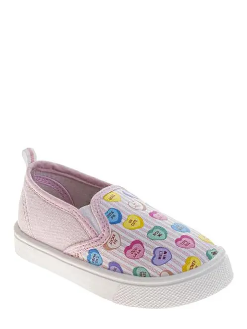 SWEETHEARTS Candy Hearts Slip-on Shoes - Lilac Multi