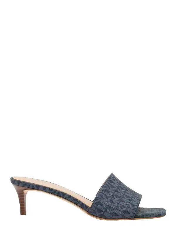 Michael Kors Merriam Kitten Heel Sandals - Blue