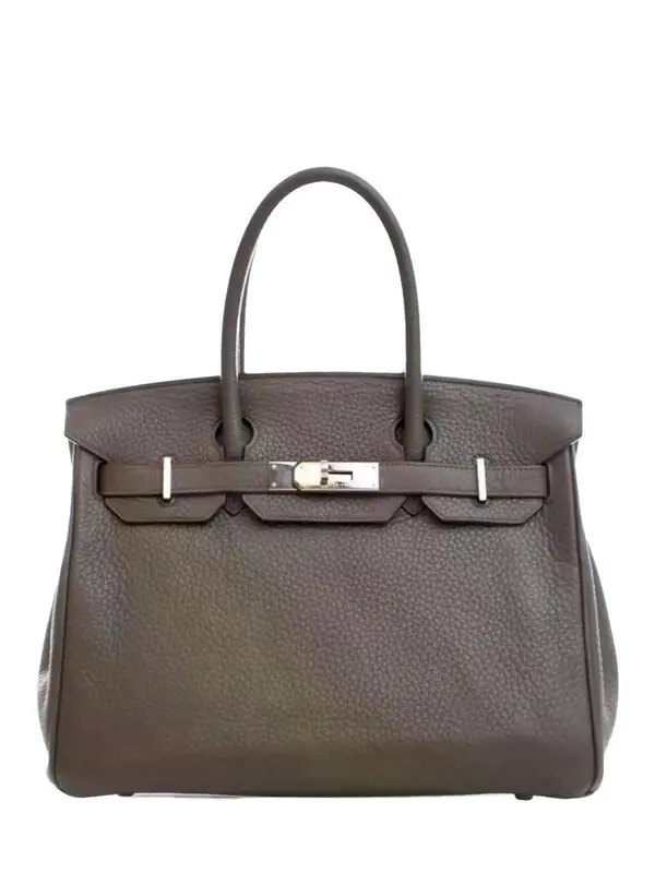 Hermès 2012 Togo Birkin Retourne 30 Handbag - Grey
