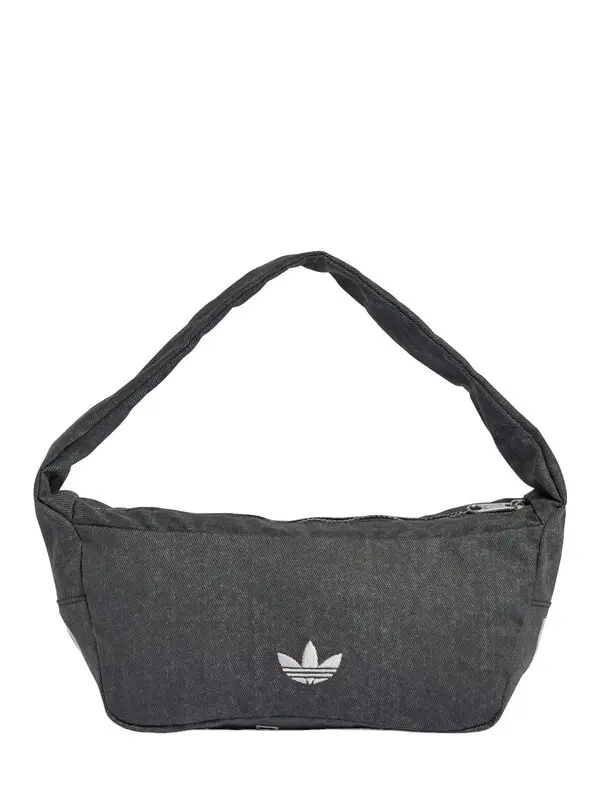 Adidas Small Shoulder Bag With Washed Effect - Black