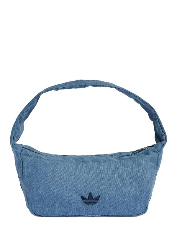 Adidas Small Shoulder Bag With Washed Effect - Light Denim