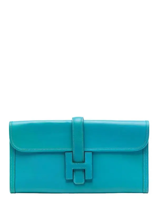 Hermès 2014 Swift Jige Elan 29 Clutch Bag - Blue