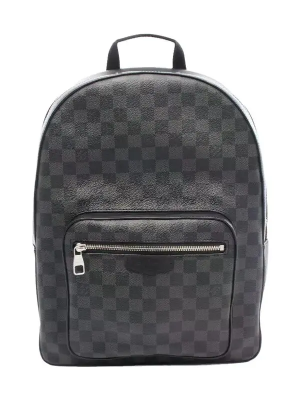 LOUIS VUITTON 2019 Damier Graphite Josh Backpack - Black