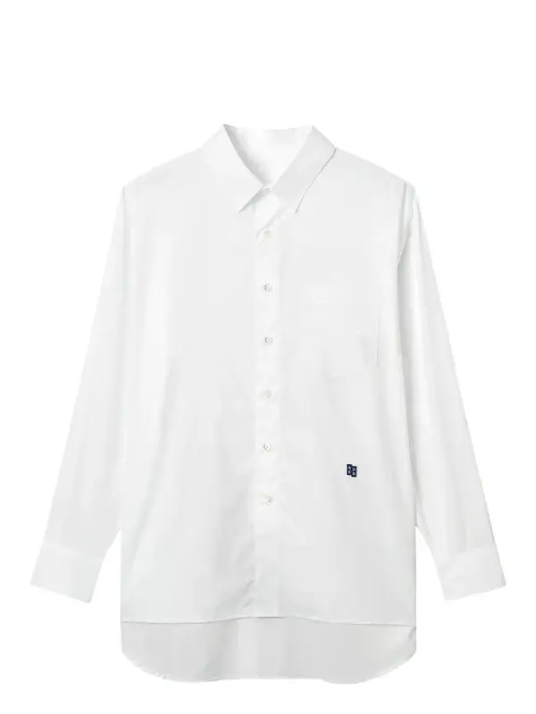 ADER ERROR Shirt With Chest Pocket And Back Patch Detail - White