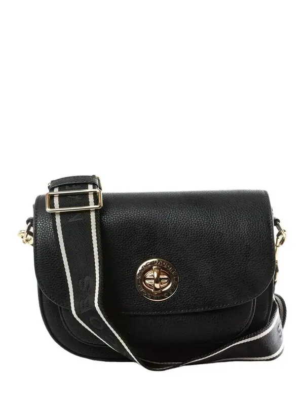 Marc Jacobs Logo-strap Shoulder Bag - Black
