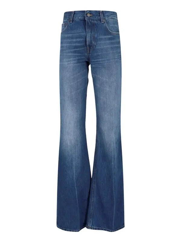 HAIKURE Flora Flared Jeans - Blue