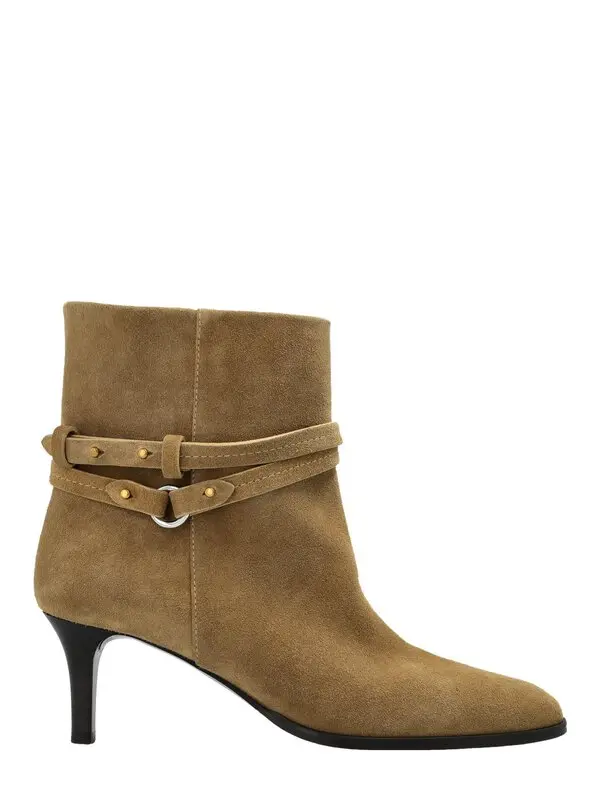 Isabel Marant Heeled Ankle Boots - Beige