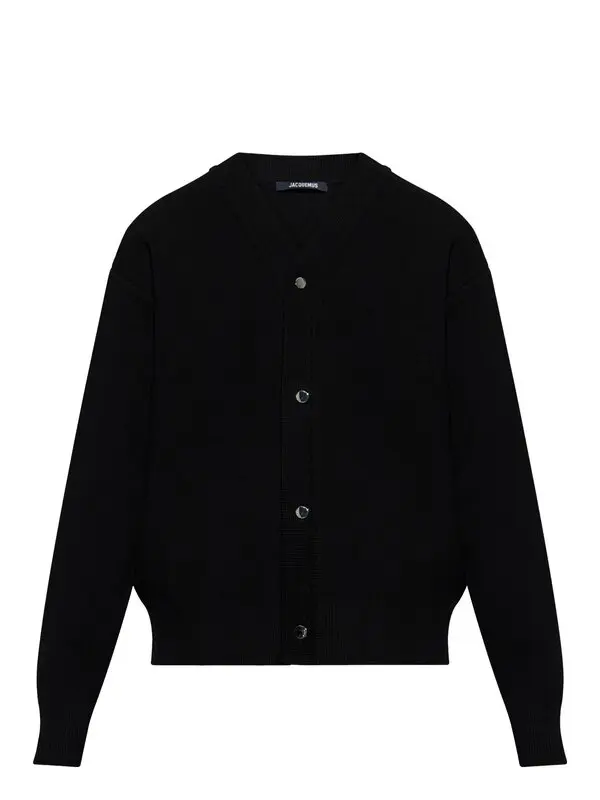 Jacquemus Wool Cardigan - Black