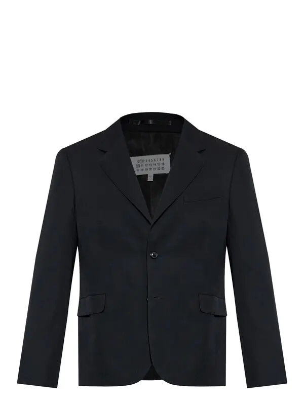 MAISON MARGIELA Vintage-effect Blazer - Black