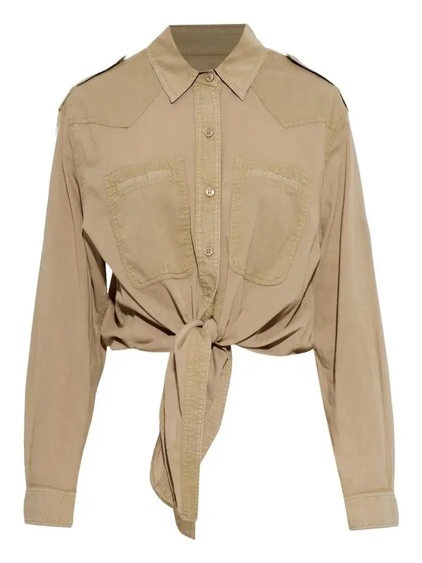 MARANT ETOILE Valiane" Shirt - Beige