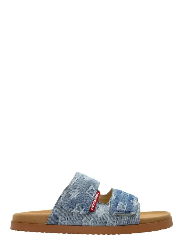 Dsquared2 Denim Slides - Blue