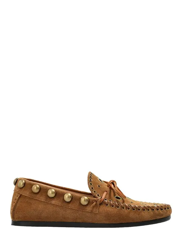 Isabel Marant Suede Loafers - Brown