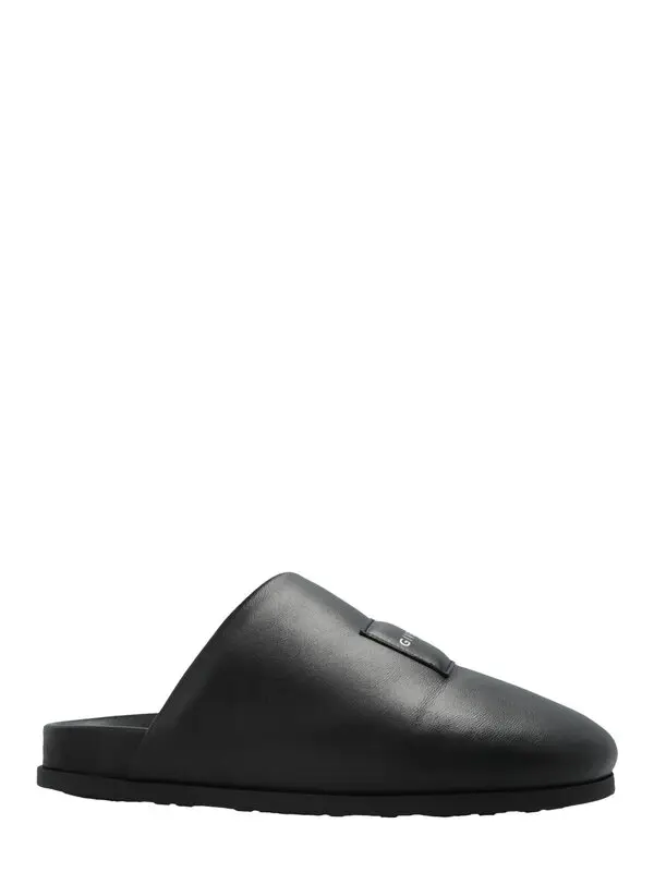 Givenchy Leather Slides - Black