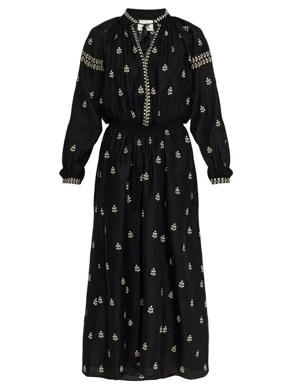 Isabel Marant Rodilia Maxi Dress - Black
